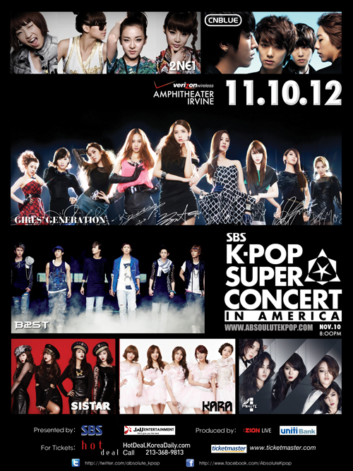 SNSD to Perform at SBS K-pop Super Concert in America | SNSD Korean